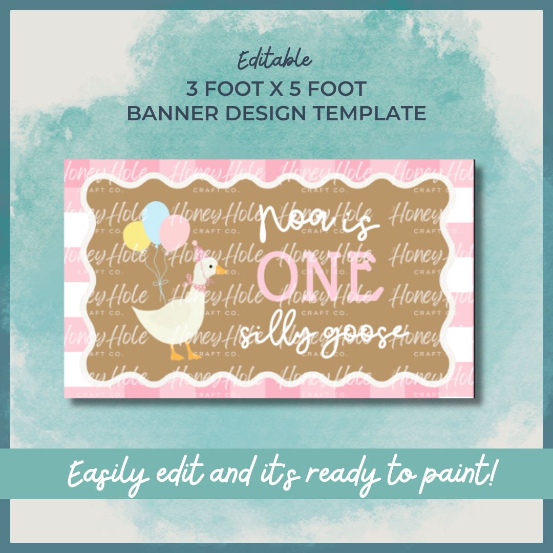 Silly Goose Birthday Template – Honey Hole Crafts